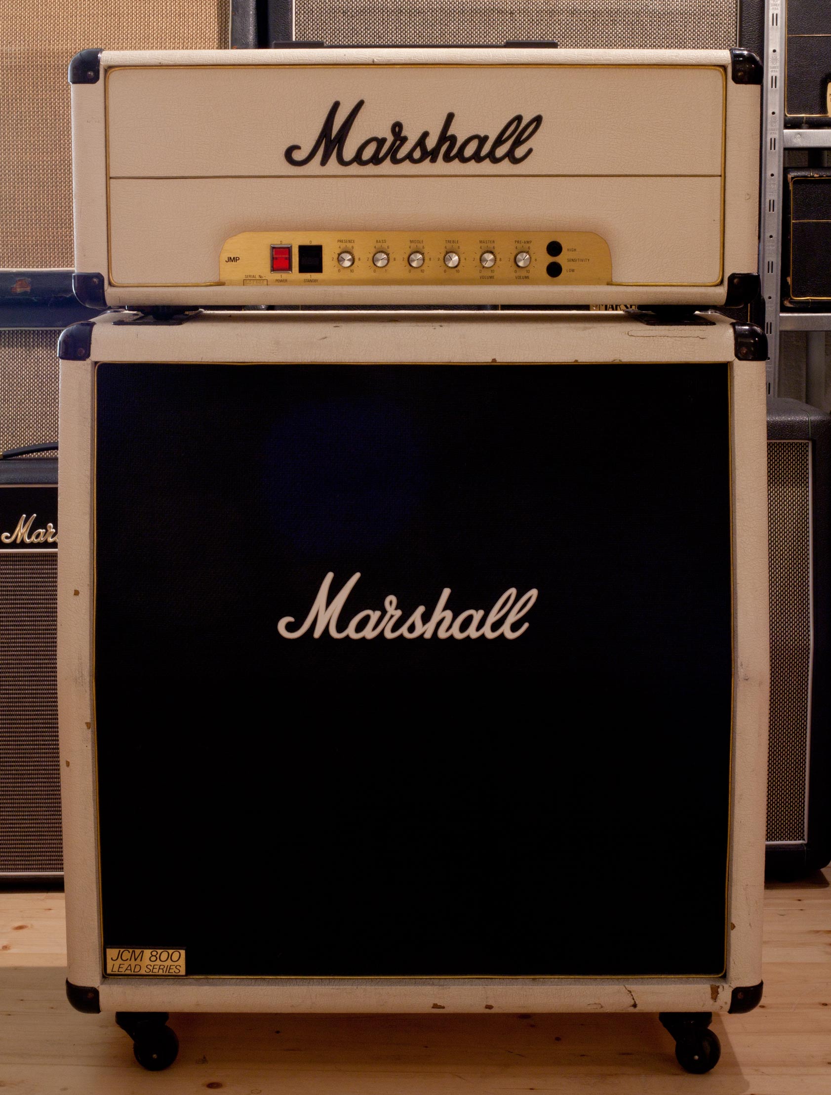 Marshall JMP Halfstack White 1983 - Gitarren Total