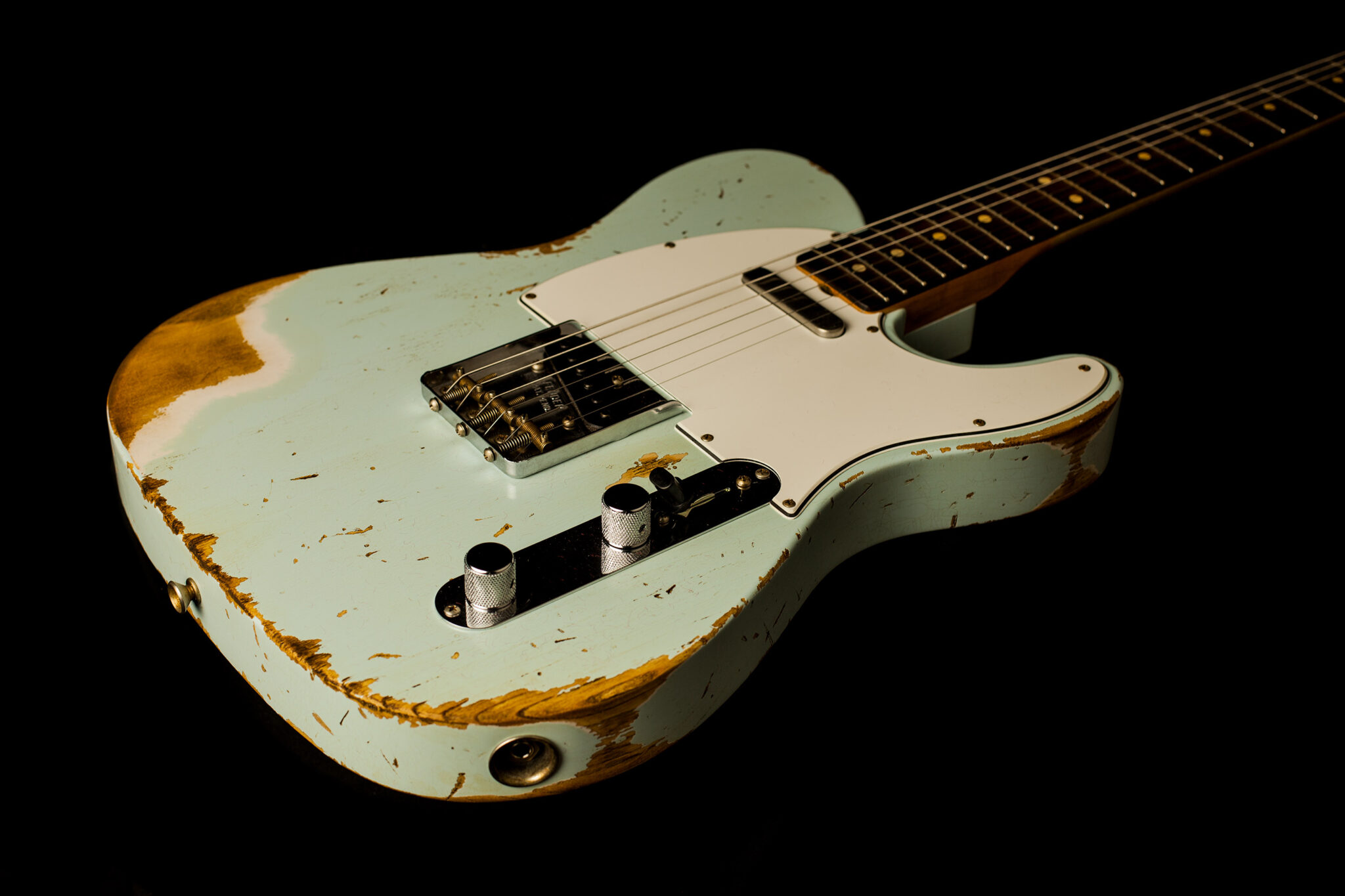 Fender Telecaster '63 Heavy Relic Aged Sonic Blue - Gitarren Total
